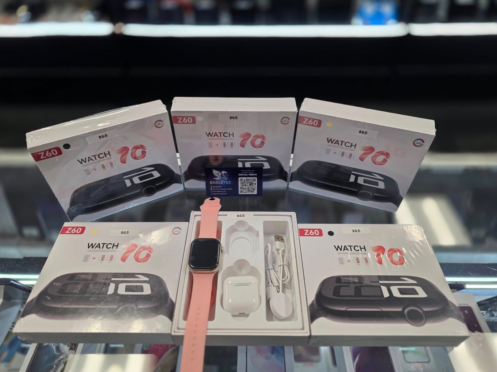 IWATCH 2025 WITH FULL SCREEN AND MINI AIRPODS AND 2 BANDS – Eagle Tec